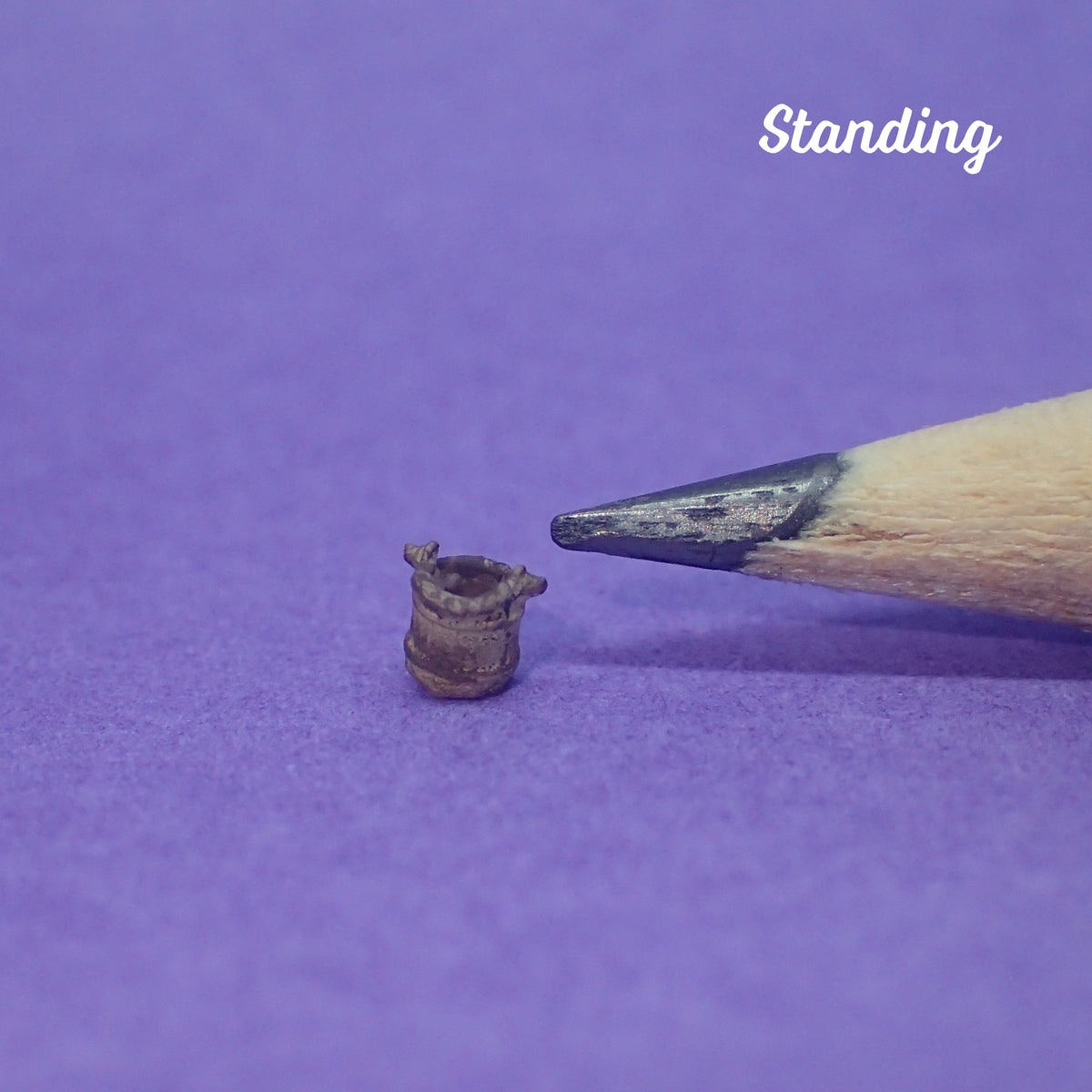 Wooden effect bucket, 1/144th micro-mini scale – Laser Shrink Ray Minis