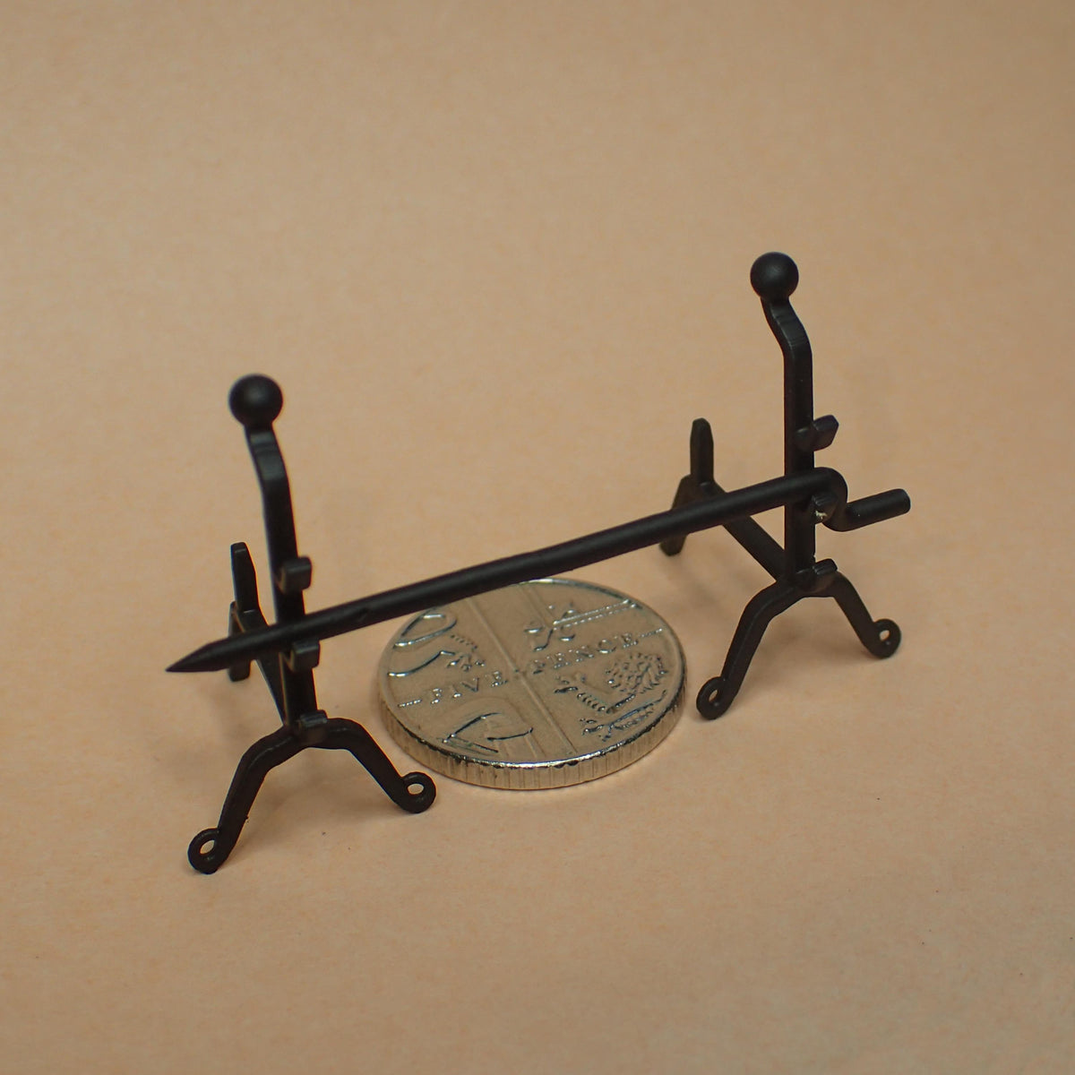 Tudor style kitchen spit, 1/24th scale – Laser Shrink Ray Minis