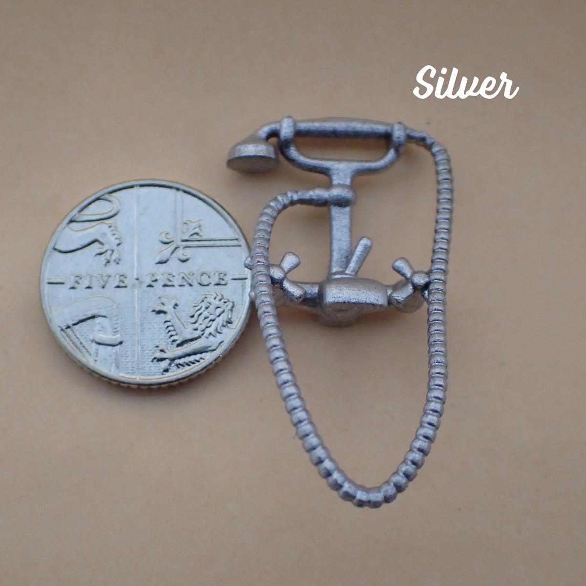 Mixer taps/faucet and shower, 1/24th scale – Laser Shrink Ray Minis